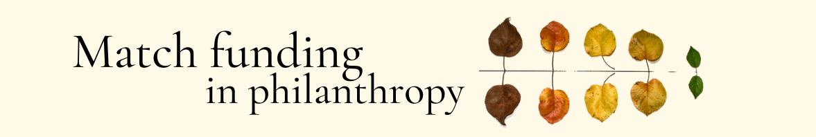 Why Match Funding Works For Philanthropy | Beacon Collaborative